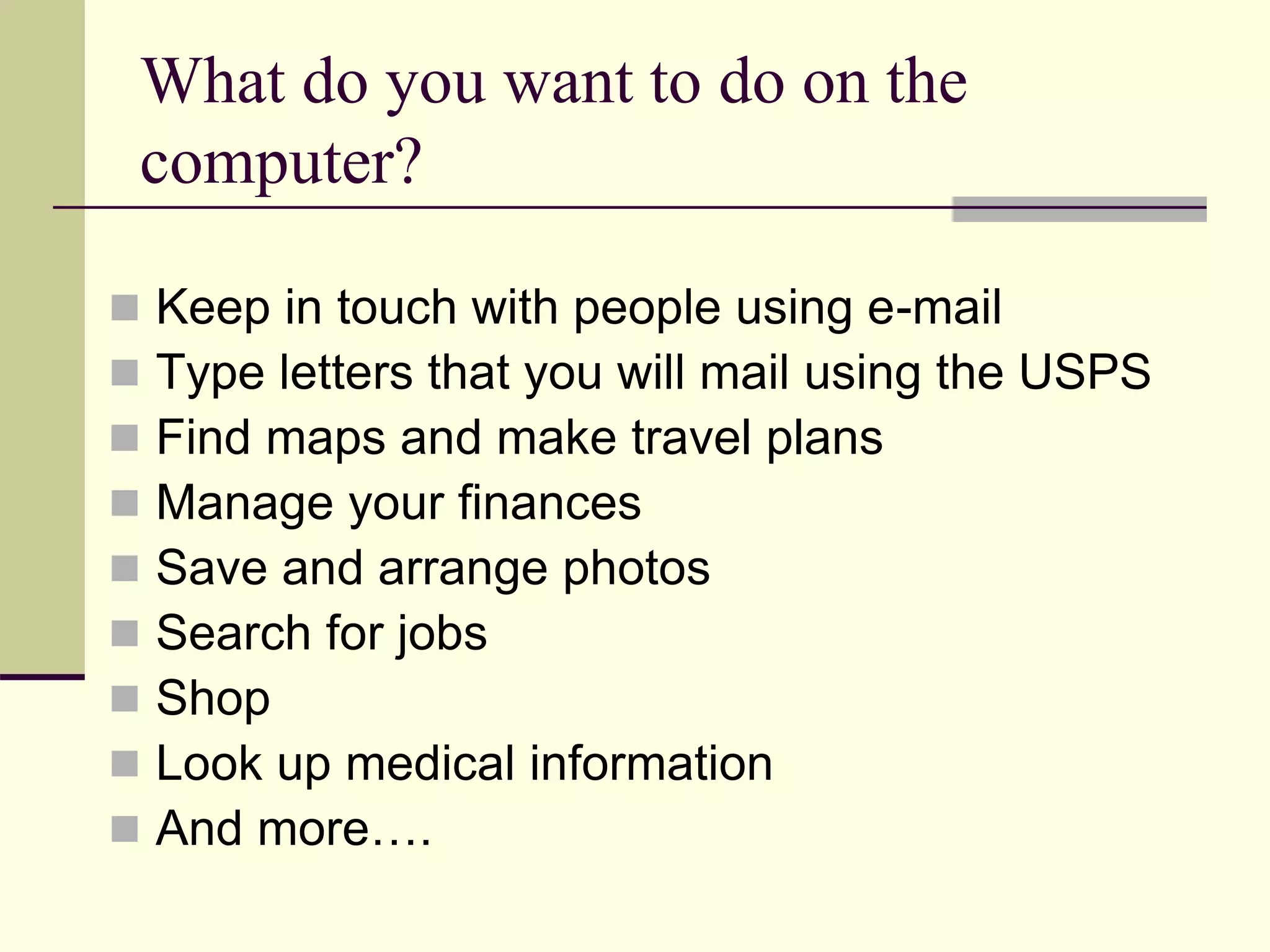 Intro to computing | PPT