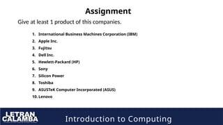 Introduction to Computing Lec-Lesson 1.pptx