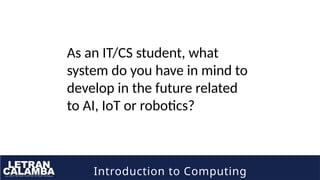 Introduction to Computing Lec-Lesson 1.pptx
