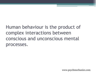What is the conscious and the subconscious mind? | PPTX