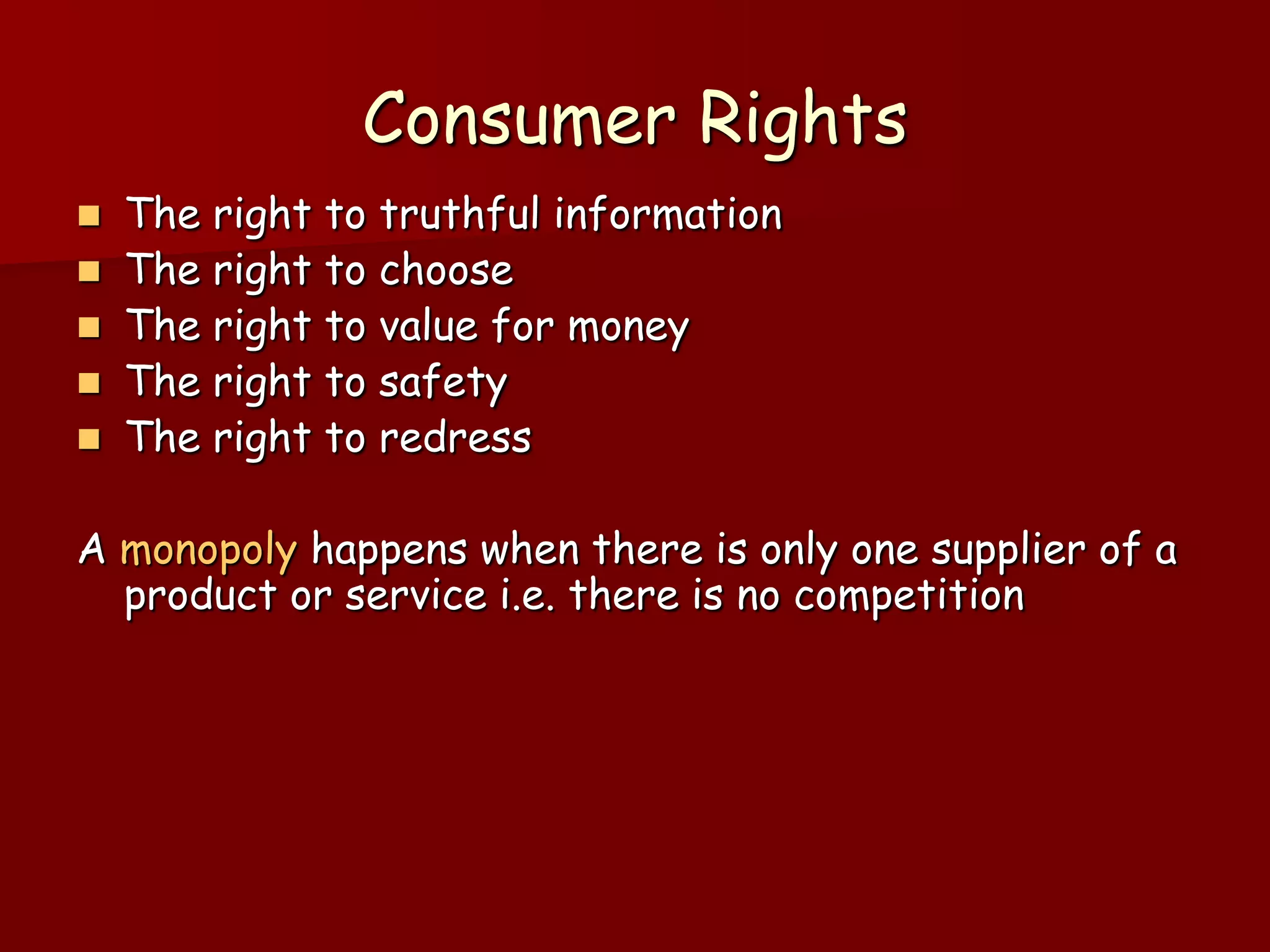 Intro to consumer studies | PPT