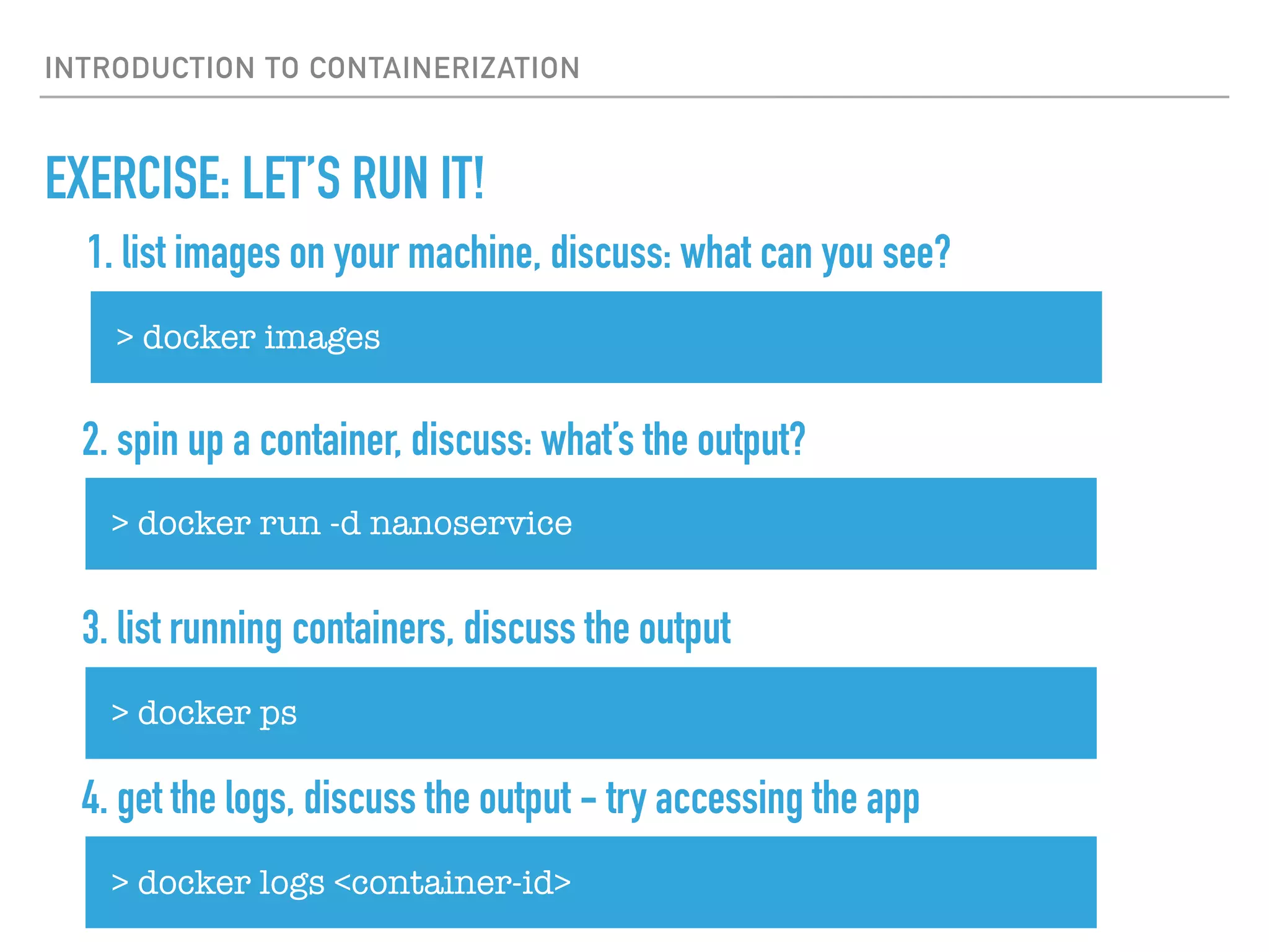 Intro to containerization | PDF