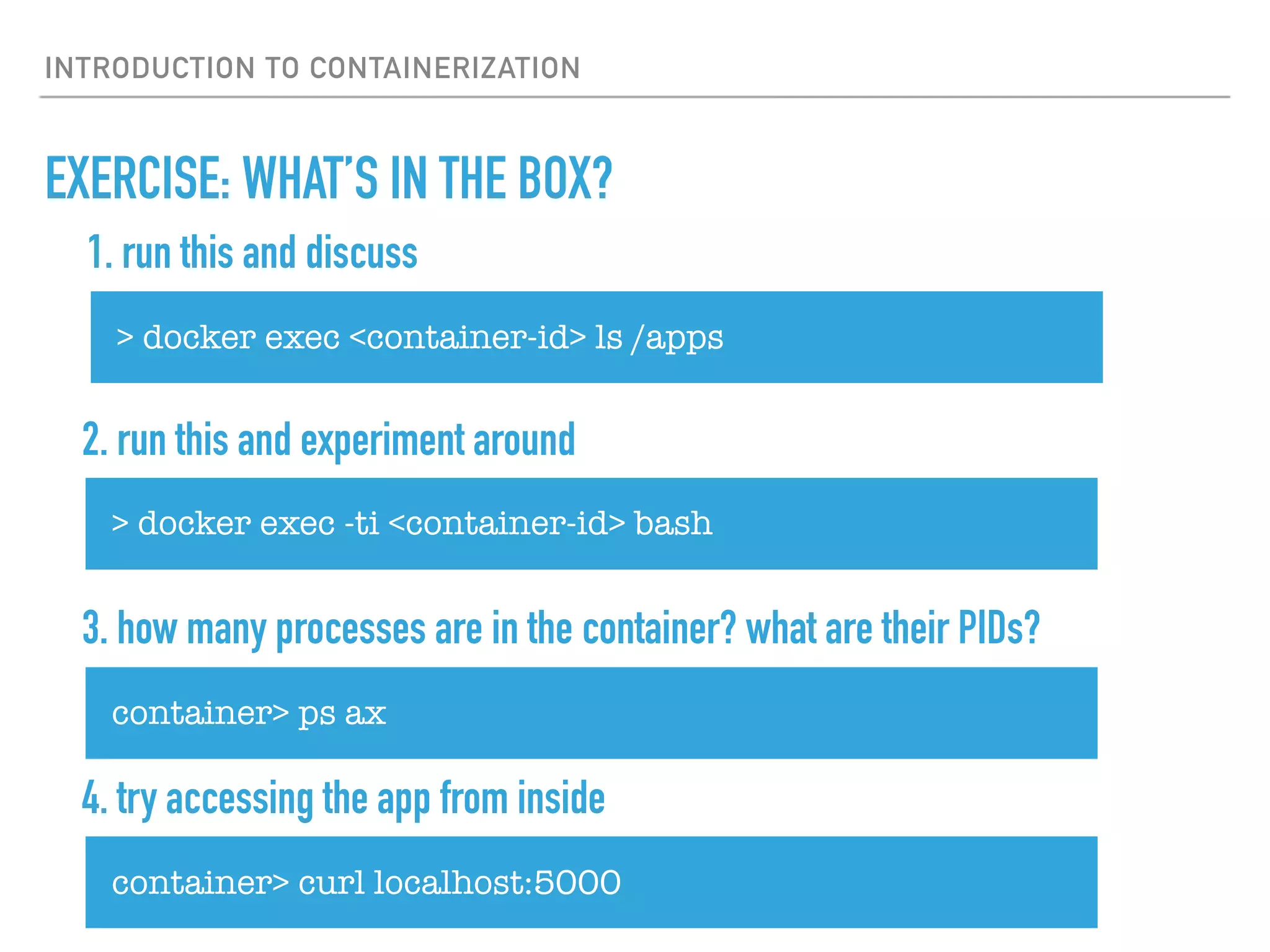 Intro to containerization | PDF