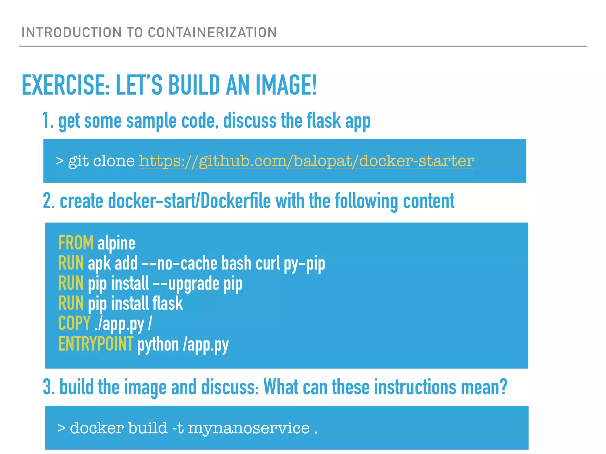 Intro to containerization | PDF