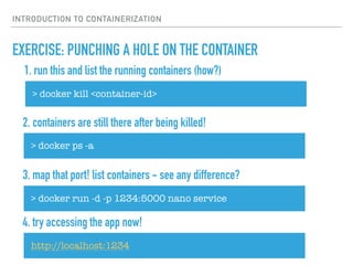 Intro to containerization | PDF
