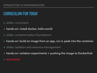 Intro to containerization | PDF