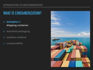 Intro to containerization | PDF