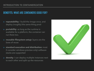 Intro to containerization | PDF