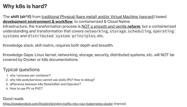 Introduction to containers, k8s, Microservices & Cloud Native | PPT