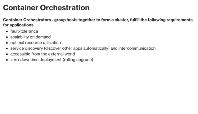 Introduction to containers, k8s, Microservices & Cloud Native | PPT