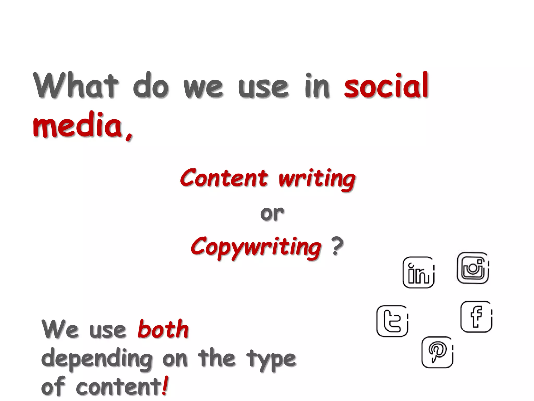 Intro to Copywriting (Part 1) | PPT