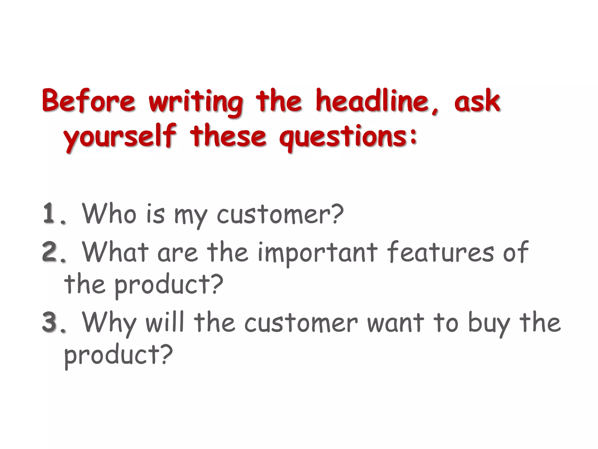 How to Write a Powerful Headline | PPTX