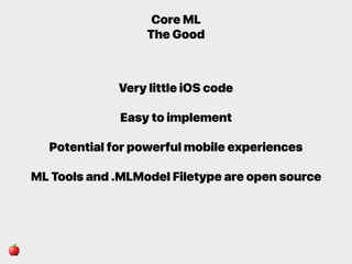Machine Learning on iOS with Core ML | PPT