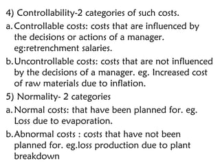 Intro to cost accounting | PPT