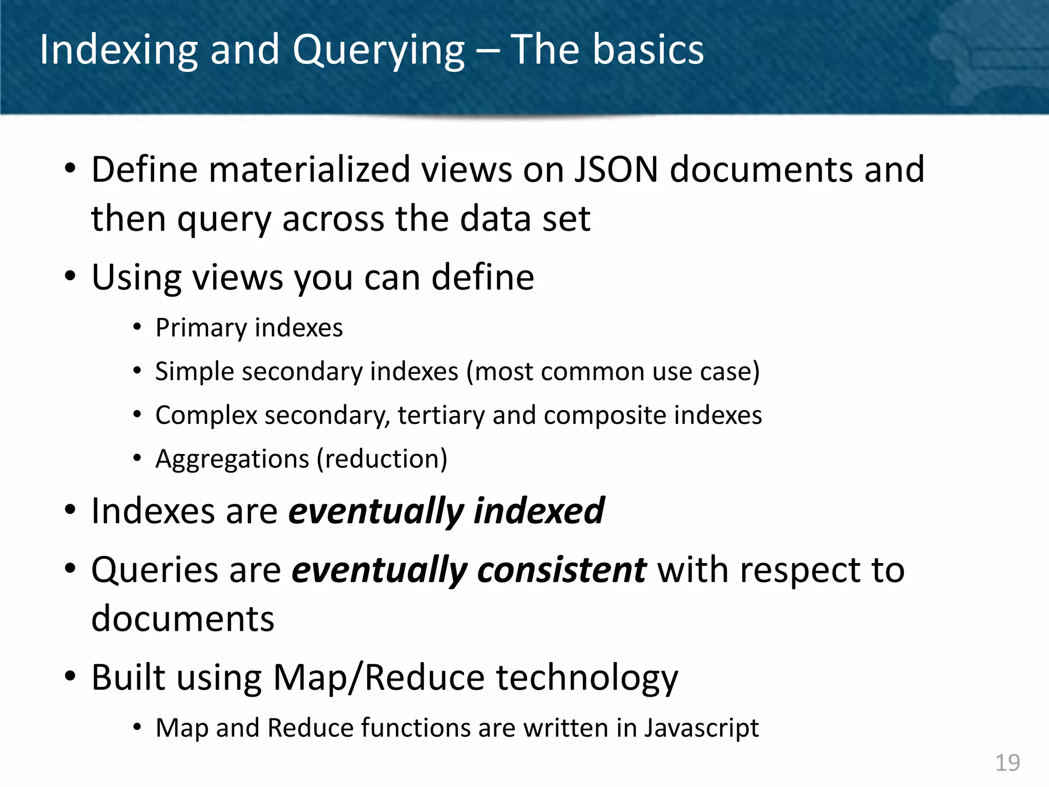 Introduction to Couchbase Server 2.0 | PPTX