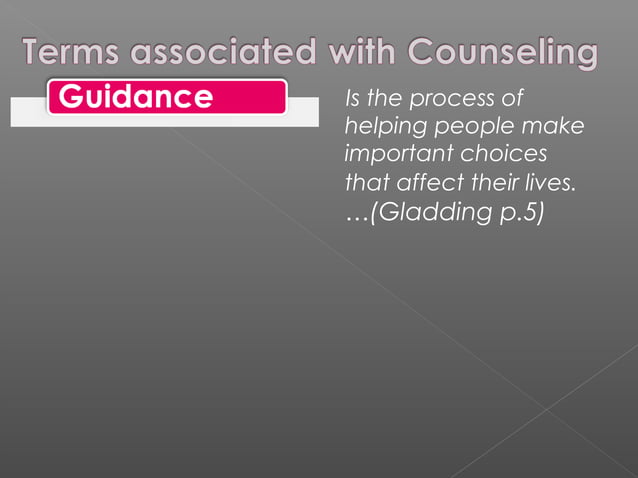 Intro to counseling note 1 | PPT | Mental Health | Diseases and Conditions