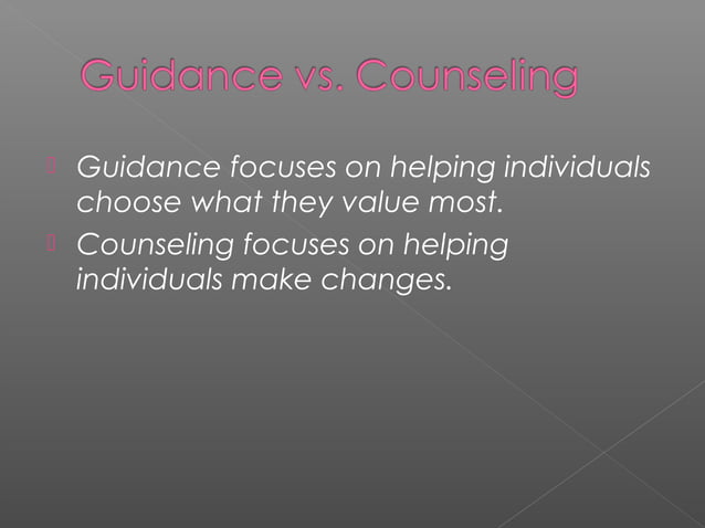 Intro to counseling note 1 | PPT | Mental Health | Diseases and Conditions