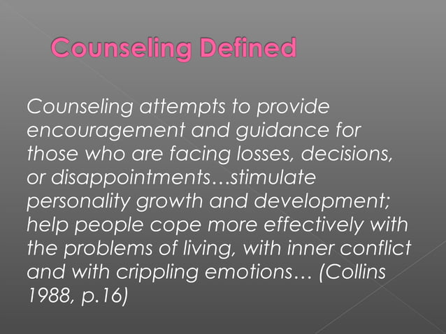 Intro to counseling note 1 | PPT | Mental Health | Diseases and Conditions
