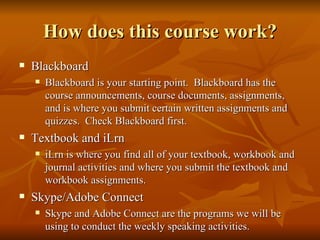 Intro to course | PPT