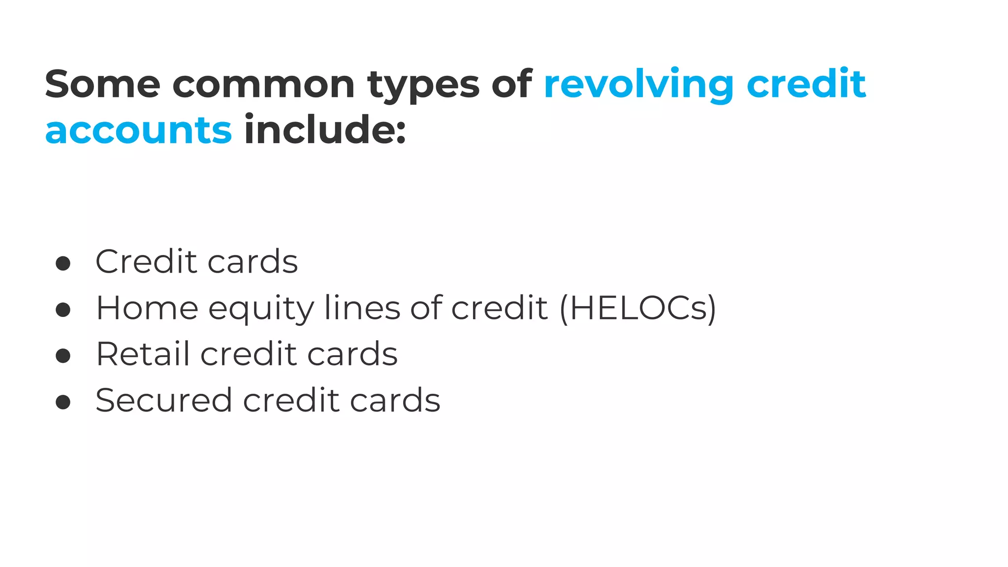 Intro to Credit | PDF