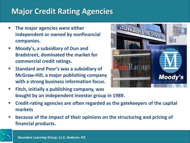 Intro to Credit Rating Agencies | PPTX