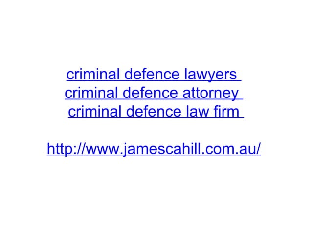 Intro to criminal law | PPT