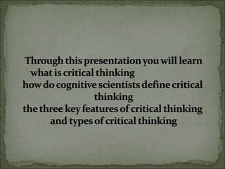 intro to Critical Thinking.ppt