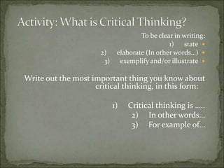 intro to Critical Thinking.ppt