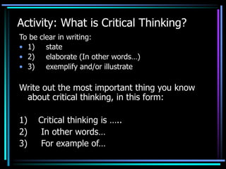 intro to Critical Thinking.ppt