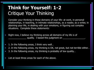 introduction to Critical Thinking for research.ppt