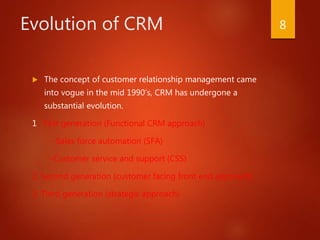 UNIT - 1 INTORDUCTION TO CRM | PPTX