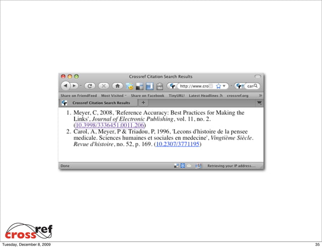 Intro to CrossRef for libraries | PPT