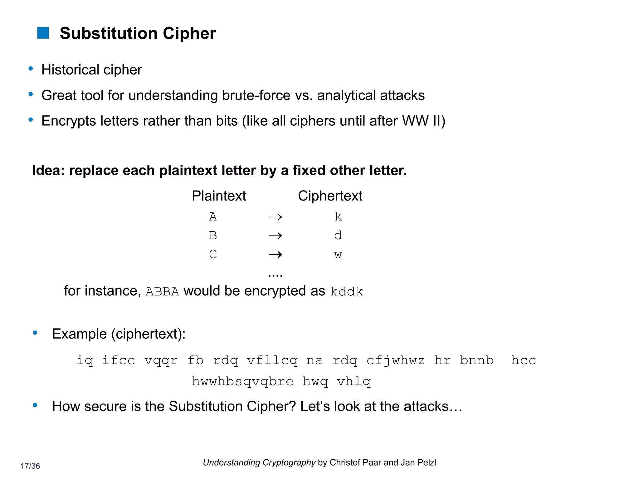 Introduction to Cryptography Part I | PDF