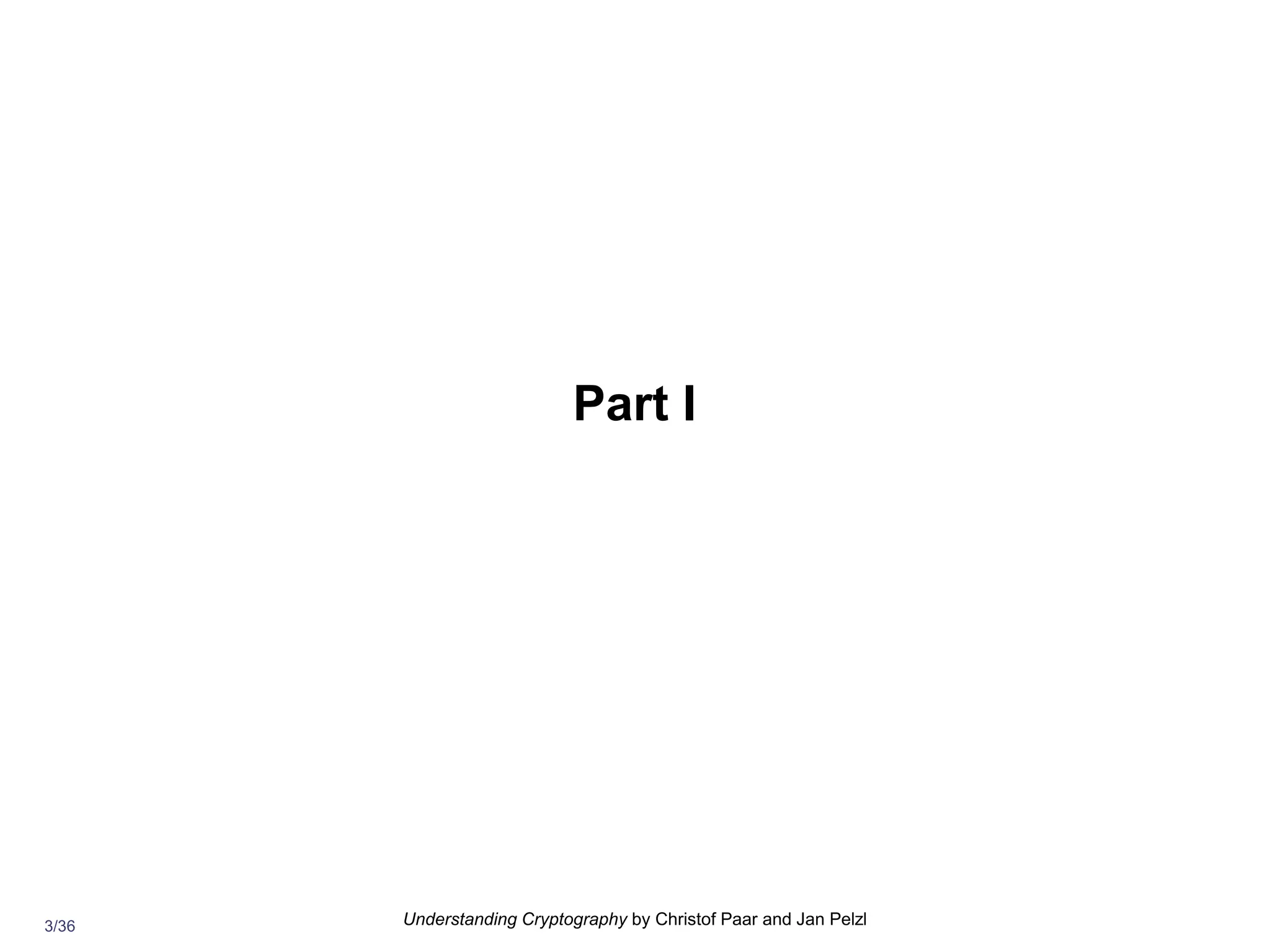 Introduction to Cryptography Part I | PDF | Information and Network Security | Computing