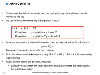 Introduction to Cryptography Part I | PDF