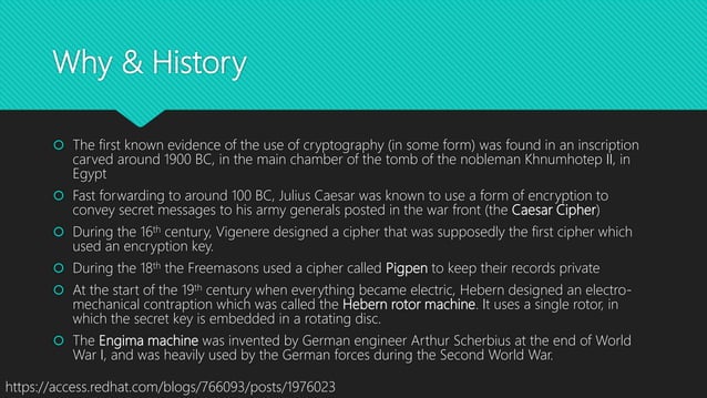 Intro to Cryptography (Futures Friday) | PPT