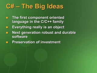 IntroToCSharpcode.ppt