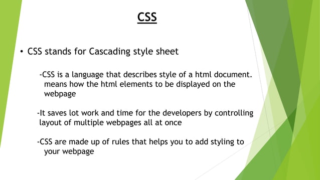 Intro to css | PPT
