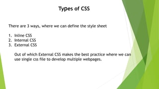 Intro to css | PPT