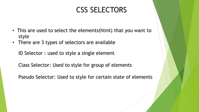 Intro to css | PPT