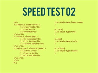 CSS Lists and Tables | PDF