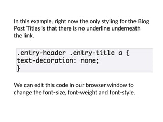 Intro to CSS Presentation | PPT