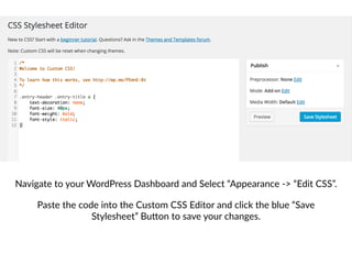 Intro to CSS Presentation | PPT
