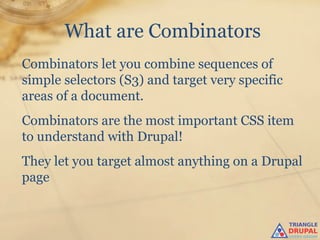 Intro to CSS Selectors in Drupal | PPT | Web Development | Internet