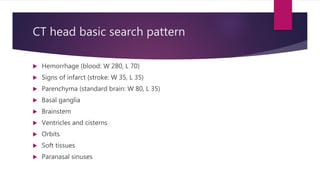 Intro to ct head prr | PPT