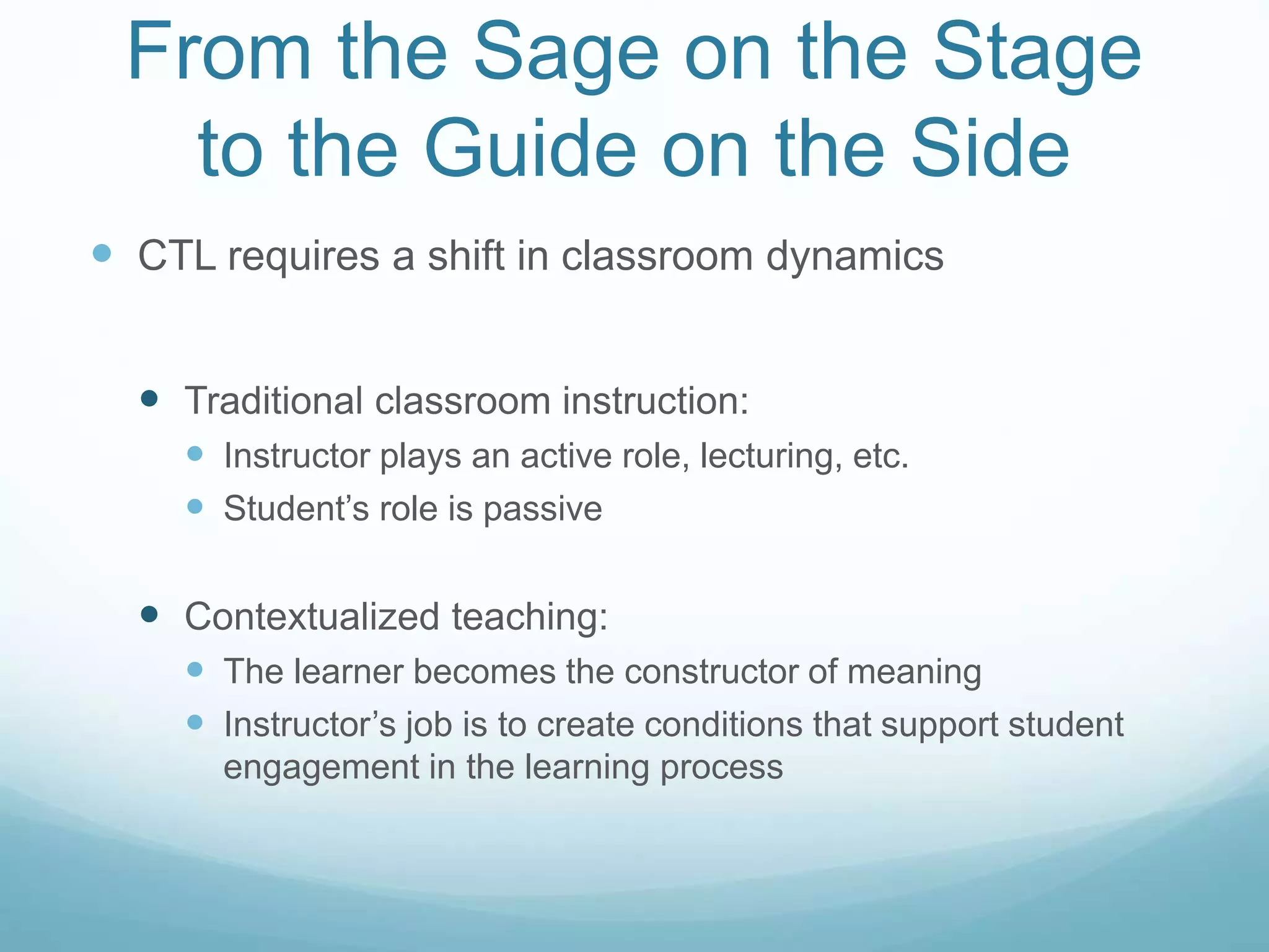 Intro to CTL_Bumgarner.pptx | College Education | Education