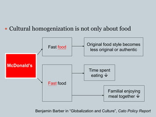INTRO TO CURRENT TRENDS cultural-impact-of-tourism-lesson-18.ppt | Food ...