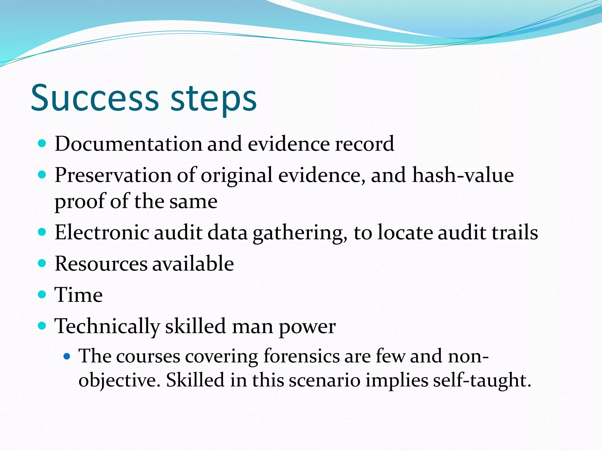 Intro to cyber forensics | PPTX