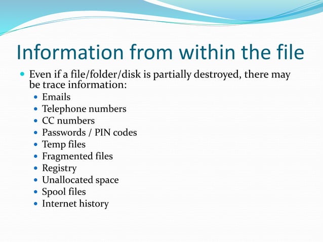 Intro to cyber forensics | PPTX