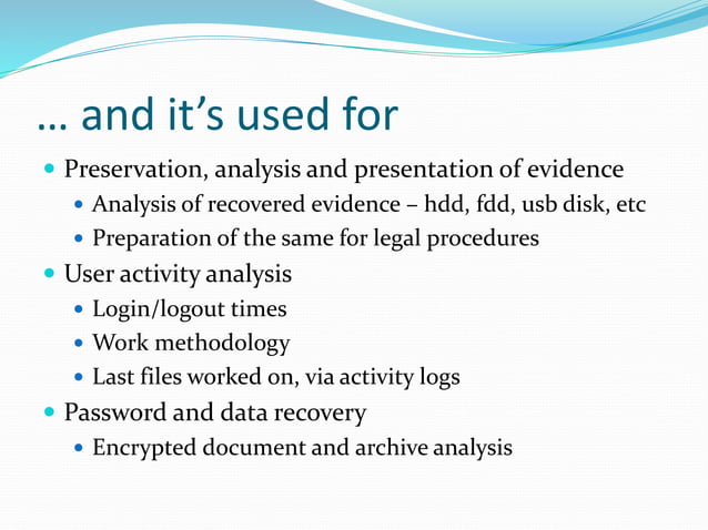 Intro to cyber forensics | PPTX